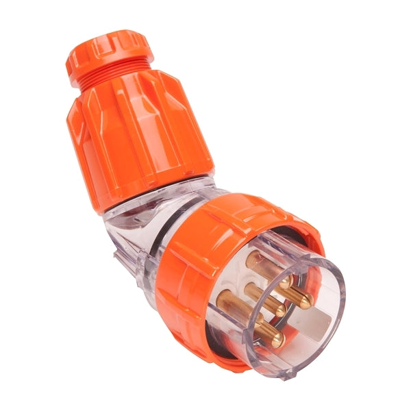 Iso Plug 5 pin 40A 500V angled — Scott Electrical
