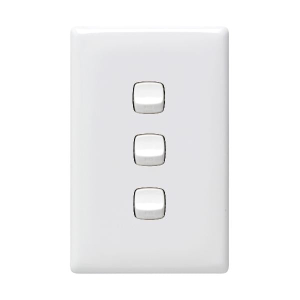 Legrand HPM LN 3 GANG VERT SWITCH WE — Scott Electrical