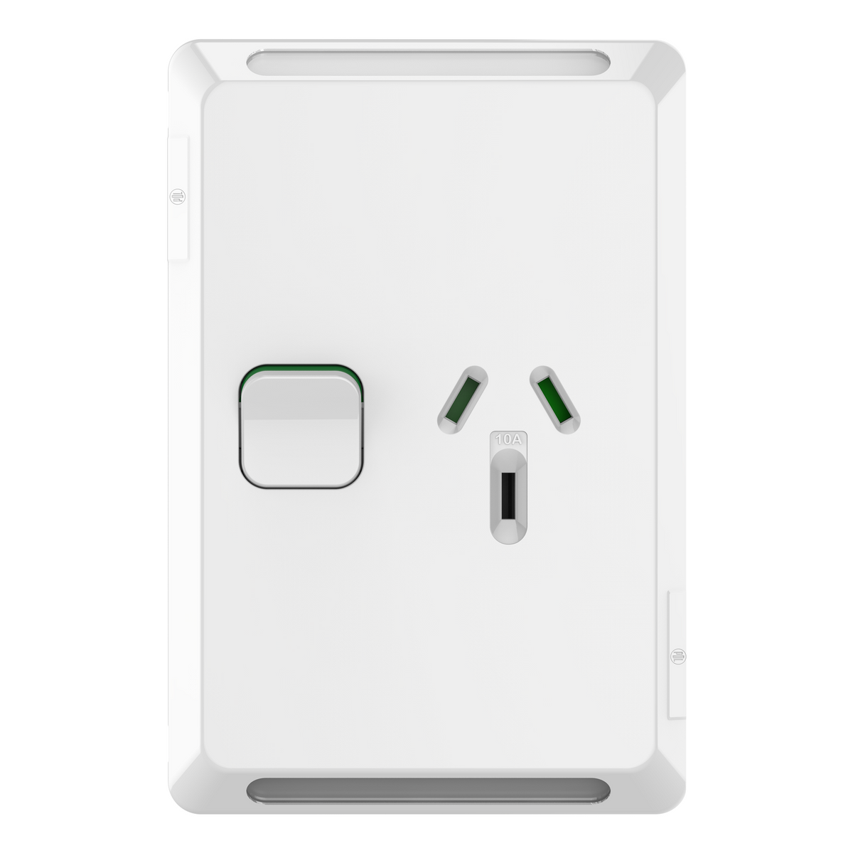 Iconic Socket Sw Vert Single 10A 250V XW — Scott Electrical