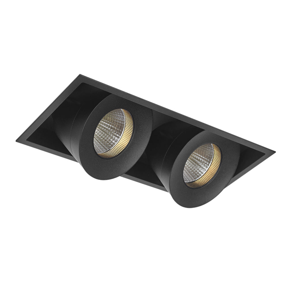 Halcyon LED REC RECT.TWIN TILT/ROT C/W DIM.DR 2x20W 500mA CC NW97-BL ...