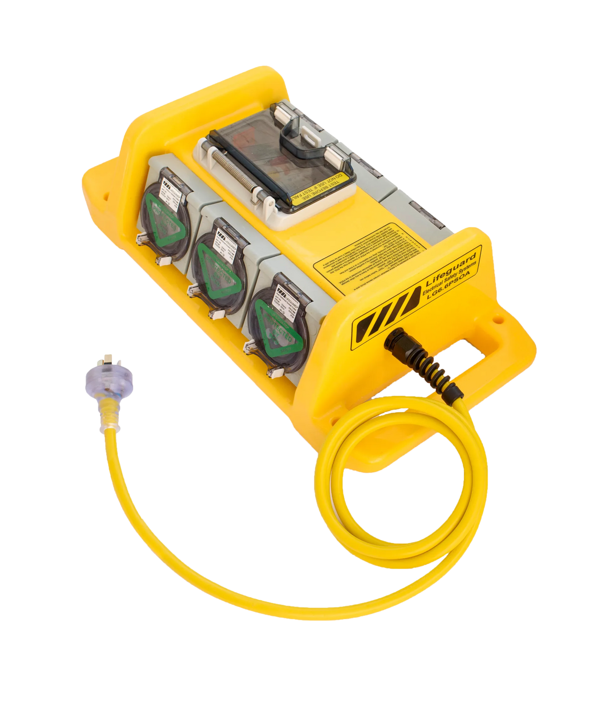 Lifeguard 10A 6way 1PH Portable Socket Outlet — Scott Electrical
