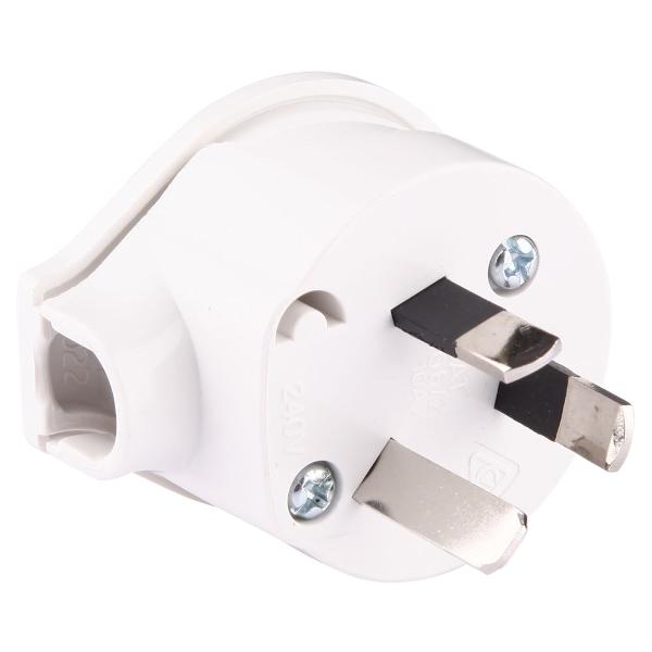 Legrand HPM Plug 10A 3 pin flat HD White — Scott Electrical