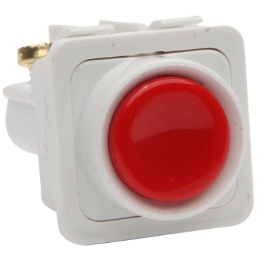 Pdl Switch 16A P.B shrouded Red — Scott Electrical