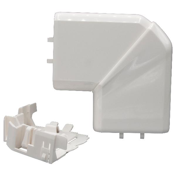 Legrand HPM DLP flat elbow 80X35 WH — Scott Electrical