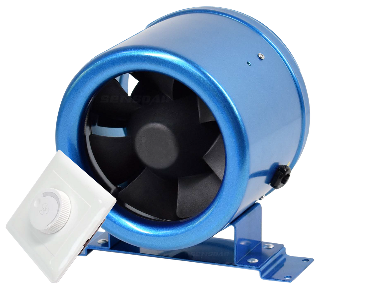 Manrose EC 150mm INLINE BLUE JET FAN Simx — Scott Electrical
