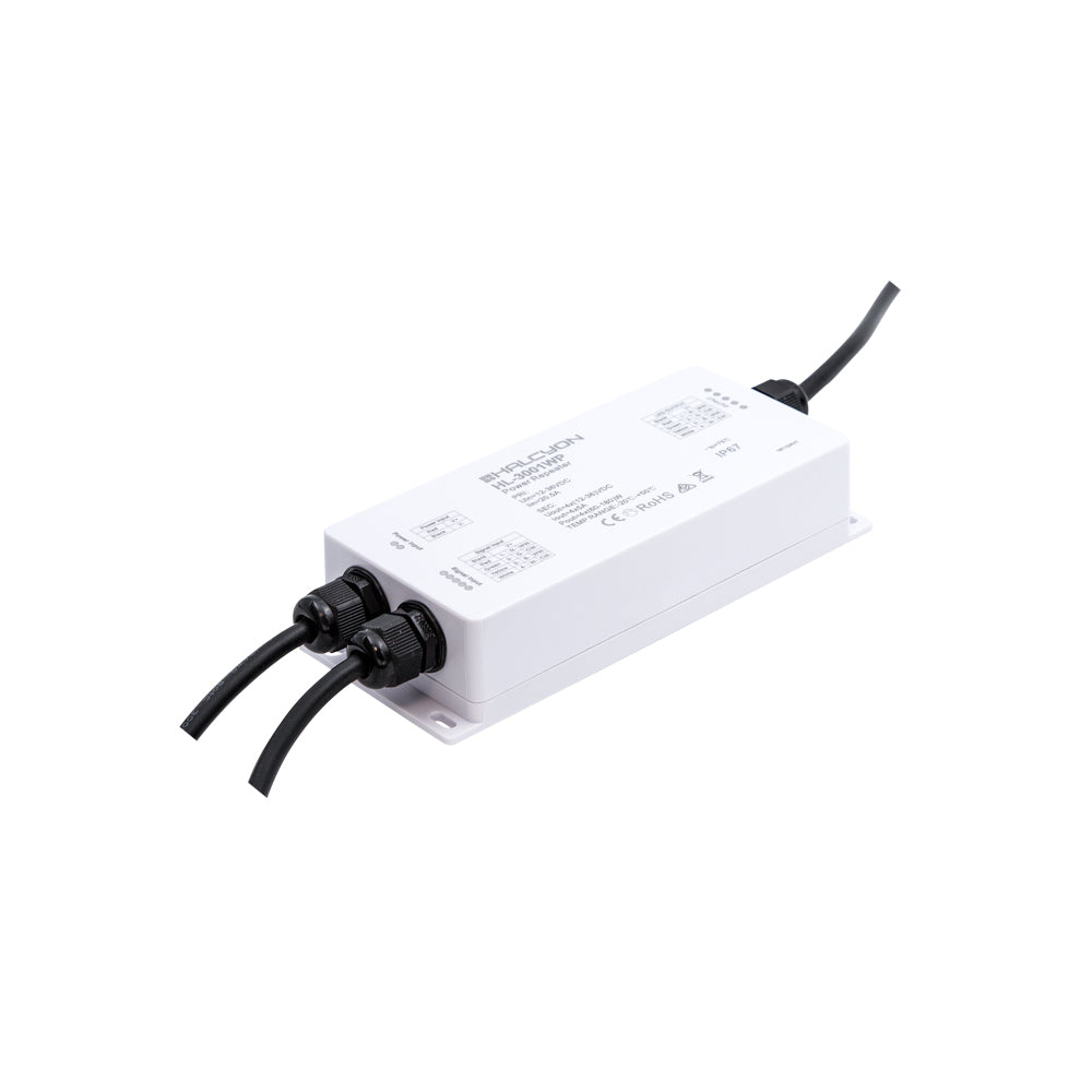 Halcyon LED IP67 REPEATER INPUT:12-36V DC Sec:0-120W @ 24V PER CH ...