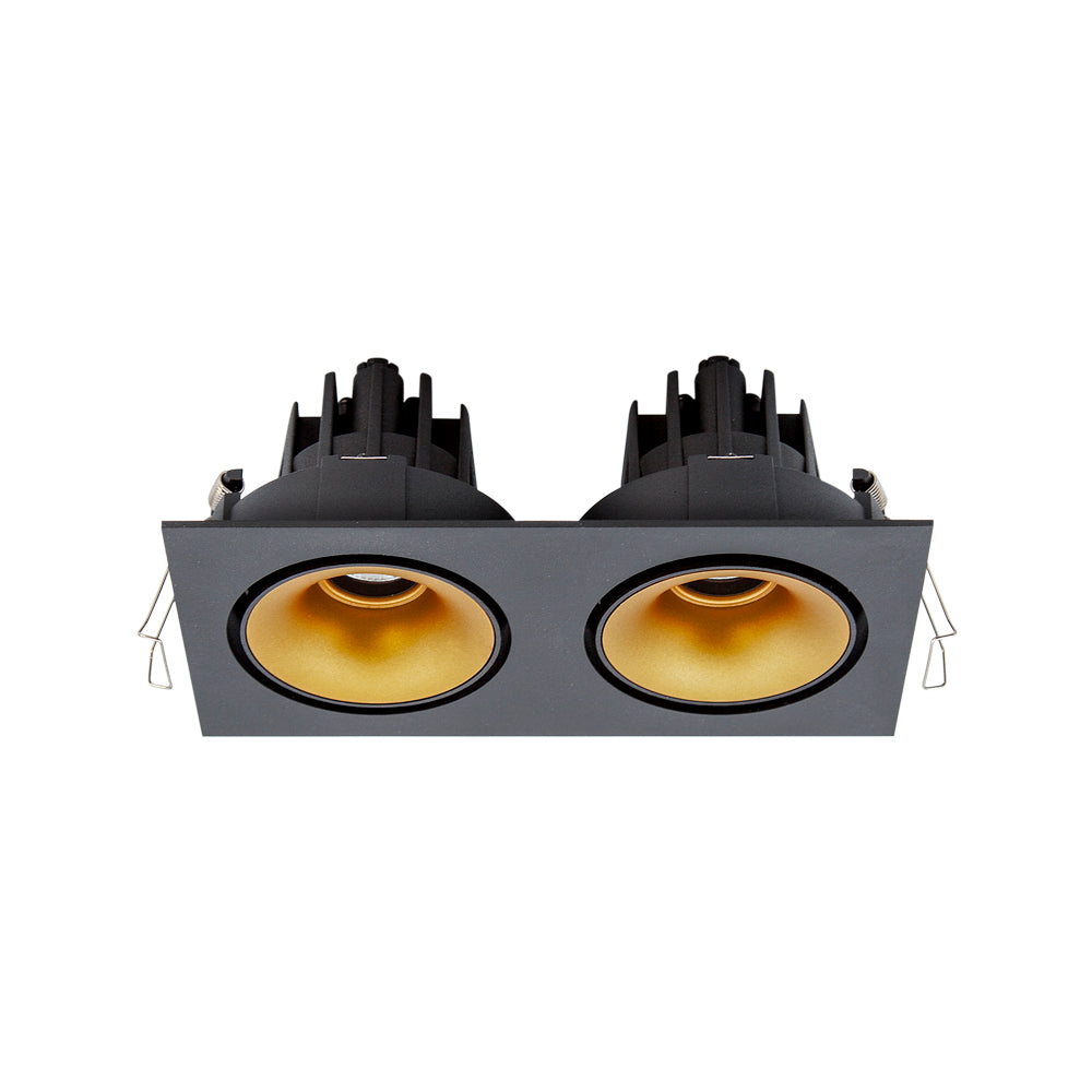 Halcyon LED REC TWIN TILT/ROT MINI C/WDIM DRI 2X9W 260mA CC WW97-WB ...