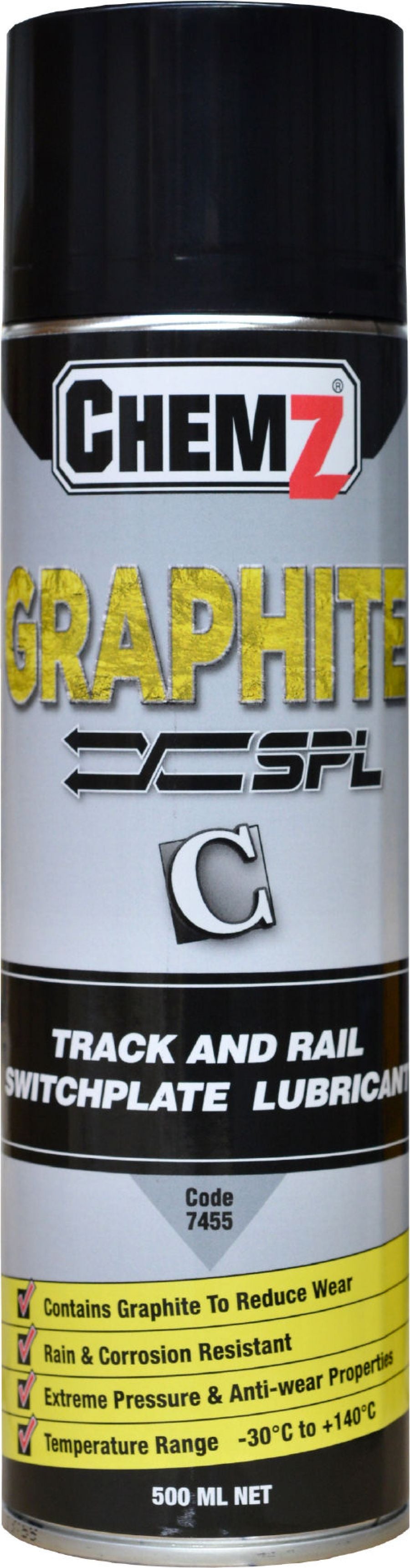 Chemz Graphite SPL Track and Rail Switchplate Lubricant 500 ml — Scott ...