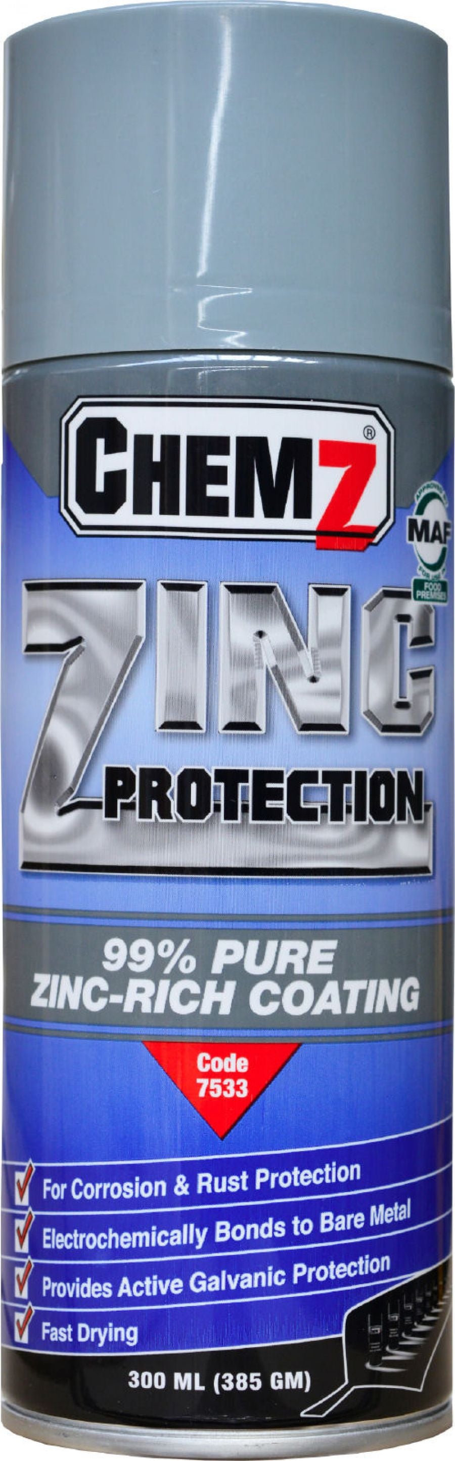 Chemz Zinc 99% Zinc Rich Coating For Corrosion and Rust Protection ...