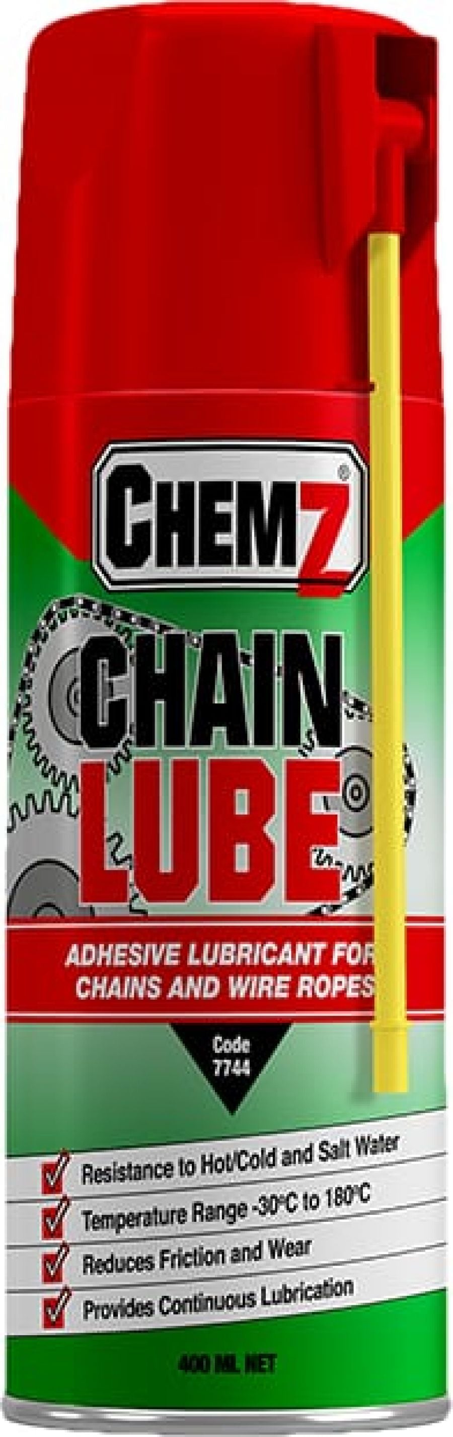 Chemz Chainlube Adhesive Lubricant For Chains and Wire Ropes 400ml ...