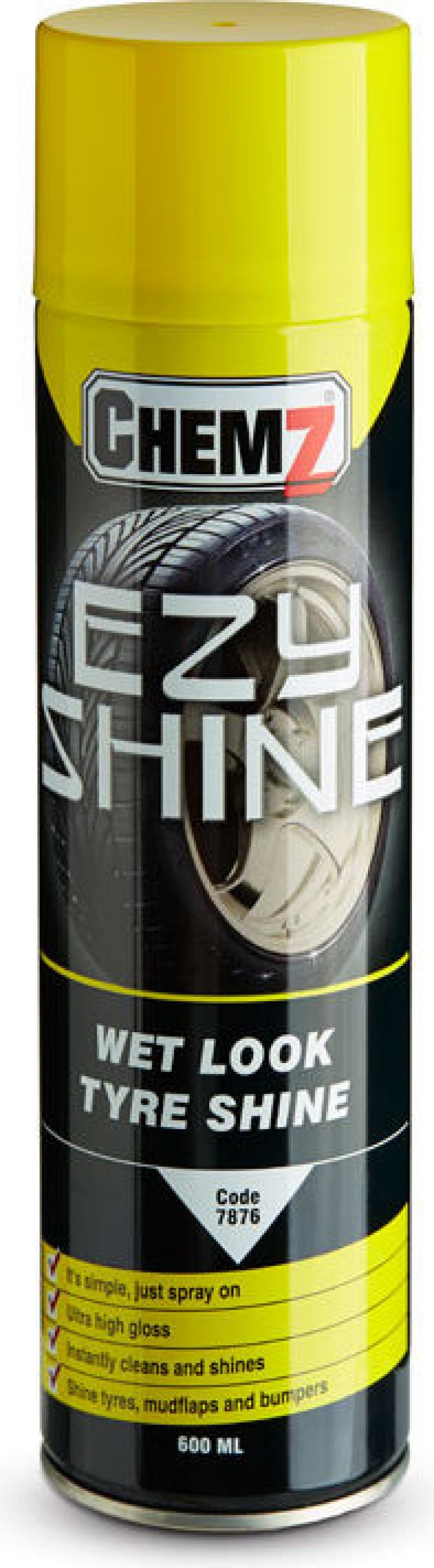 Chemz Ezy Shine No Brushing Or Wiping / Gives Tyres An Instant Lon ...