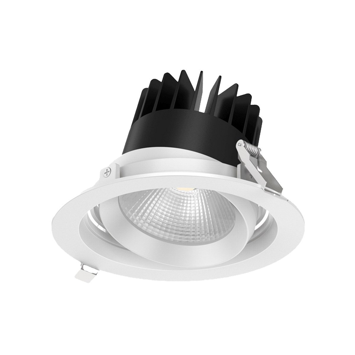 Glight TILTABLE LED DOWNLIGHT 25W/35W IP20 RND 4000K NON DIM WHITE — Scott Electrical