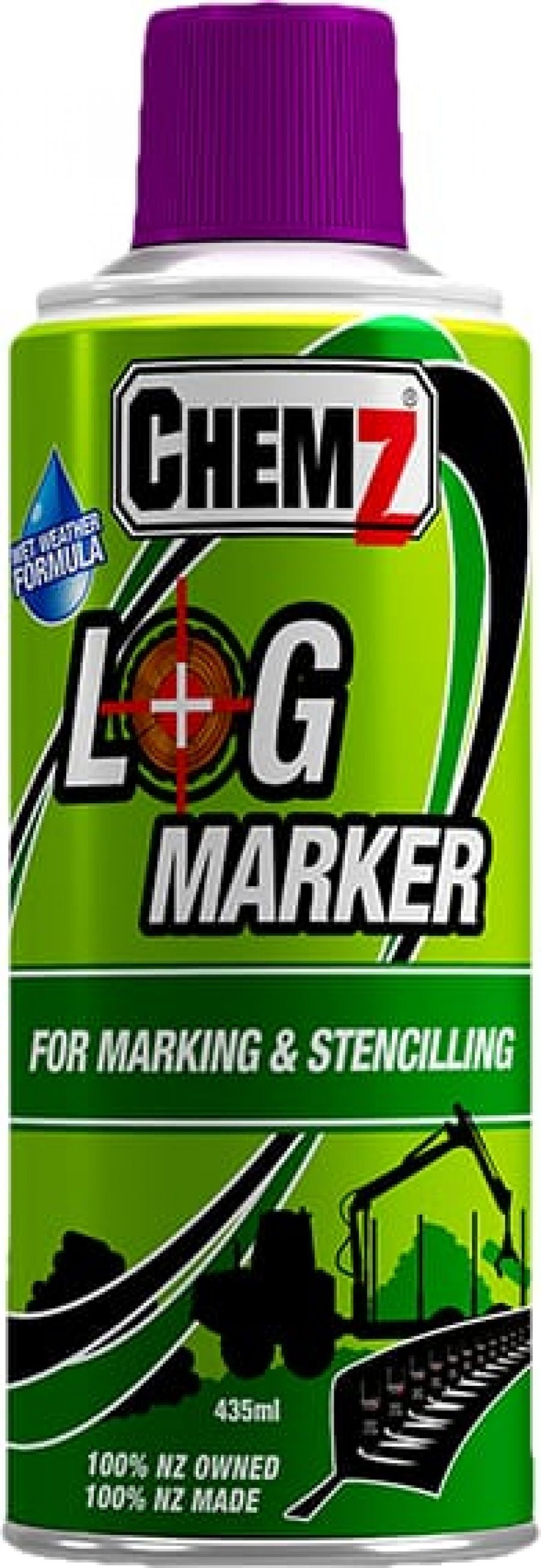 Chemz Log Marker Spray Purple For Forestry / Construction / Roadin ...