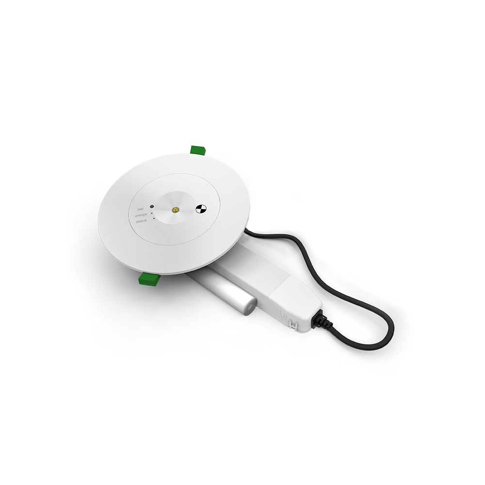 Ektor Ledfire Pro Recessed Emergency Fitting D63 White — Scott Electrical