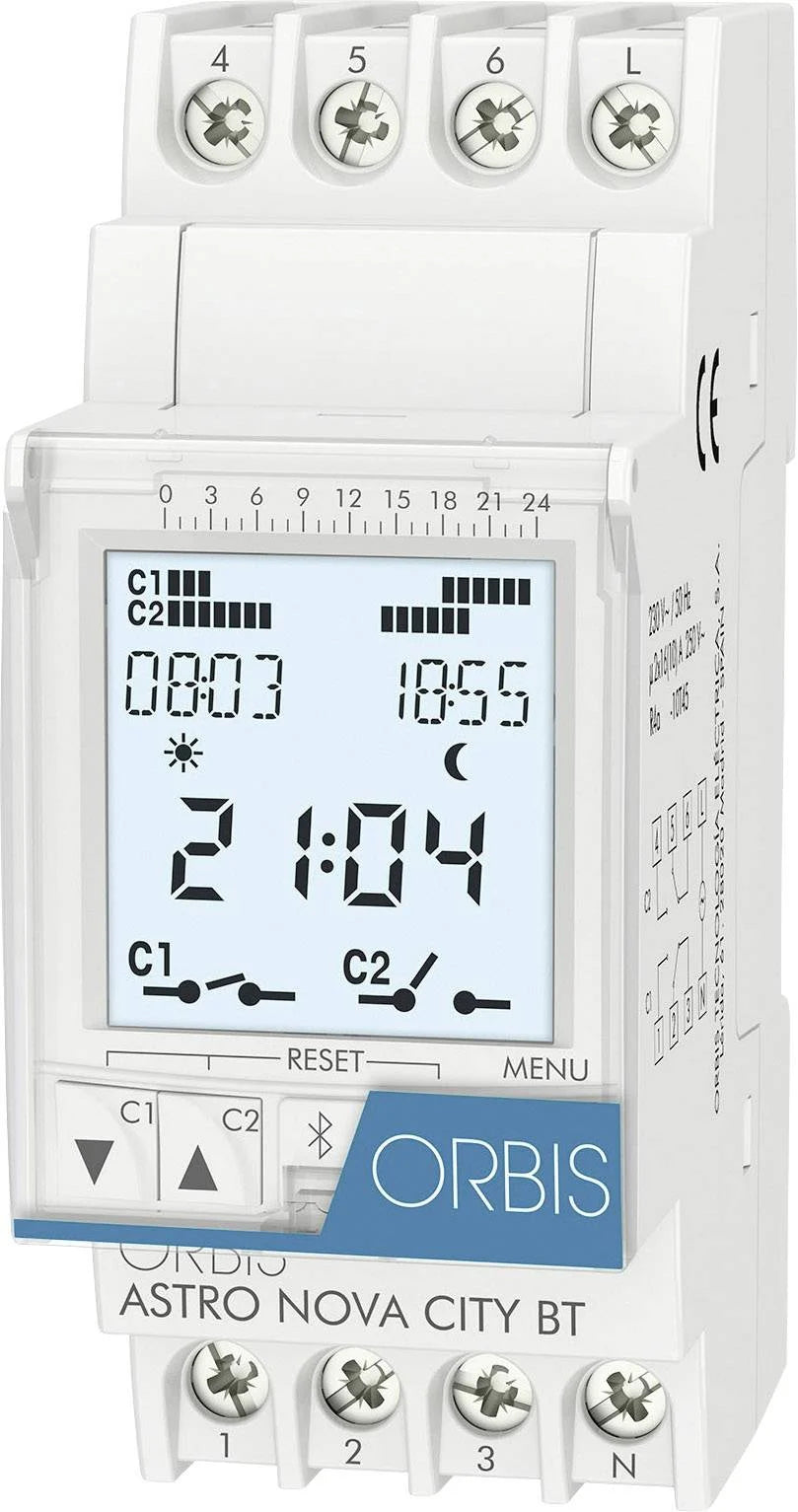 Orbis Time Switch Digital Astronomic 2 Channel 2module 230VAC — Scott ...