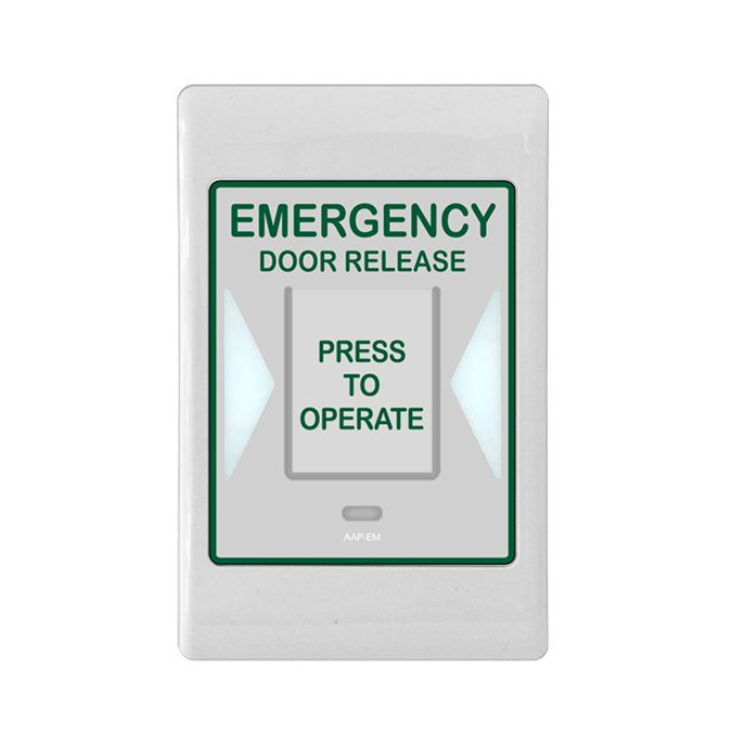 Arrowhead Emergency Exit Plate, with DPDT 2A Contacts, Buzzer and Back ...