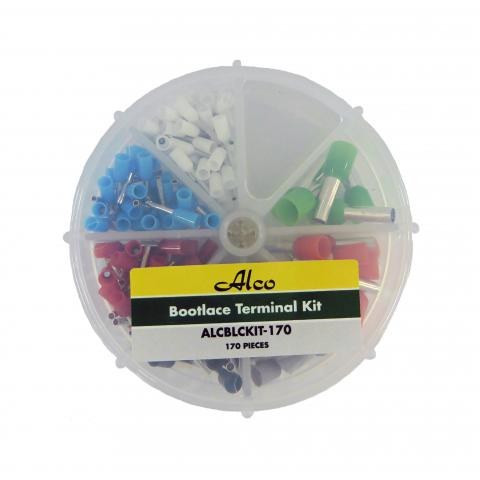 Klein Alco Bootlace Terminals Kit 170pcs No Tool — Scott Electrical