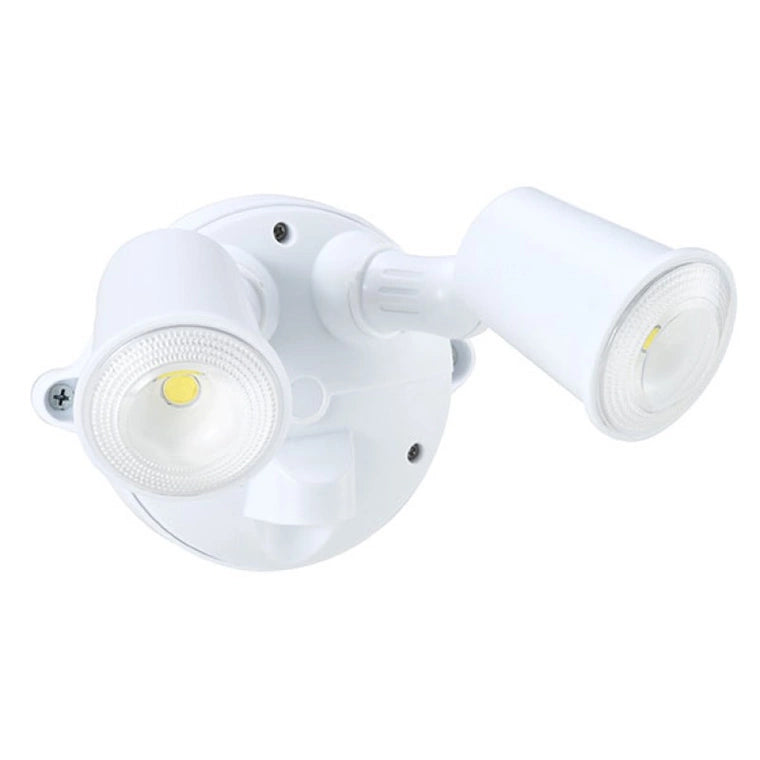CDL Housewatch 10W Twin LED Spotlight IP54 PIR 140deg White — Scott ...