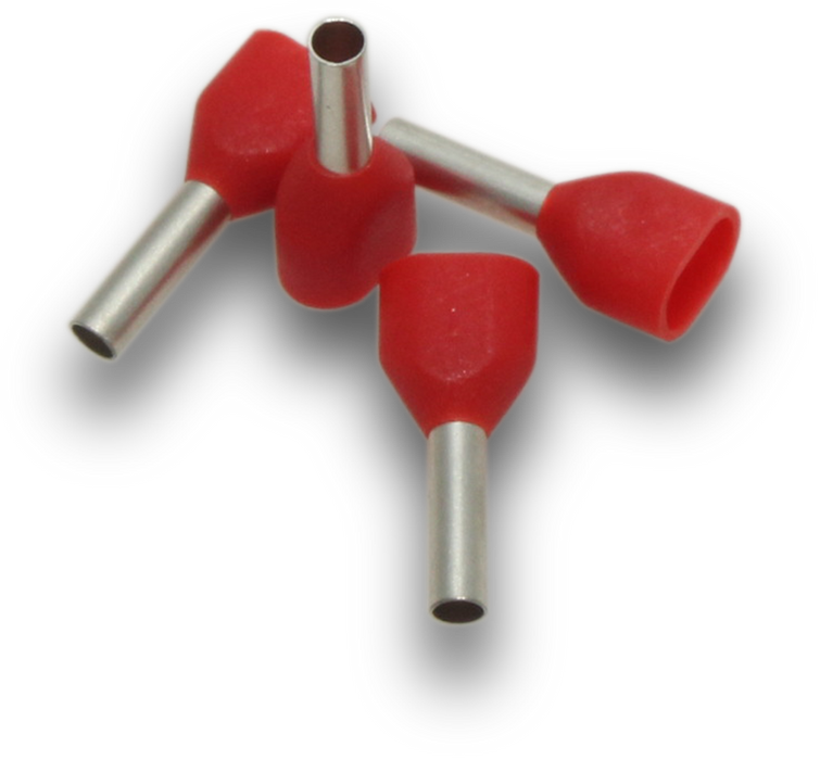Elecsupp Twin Bootlace End Terminal 1mm Cable 100pcs — Scott Electrical