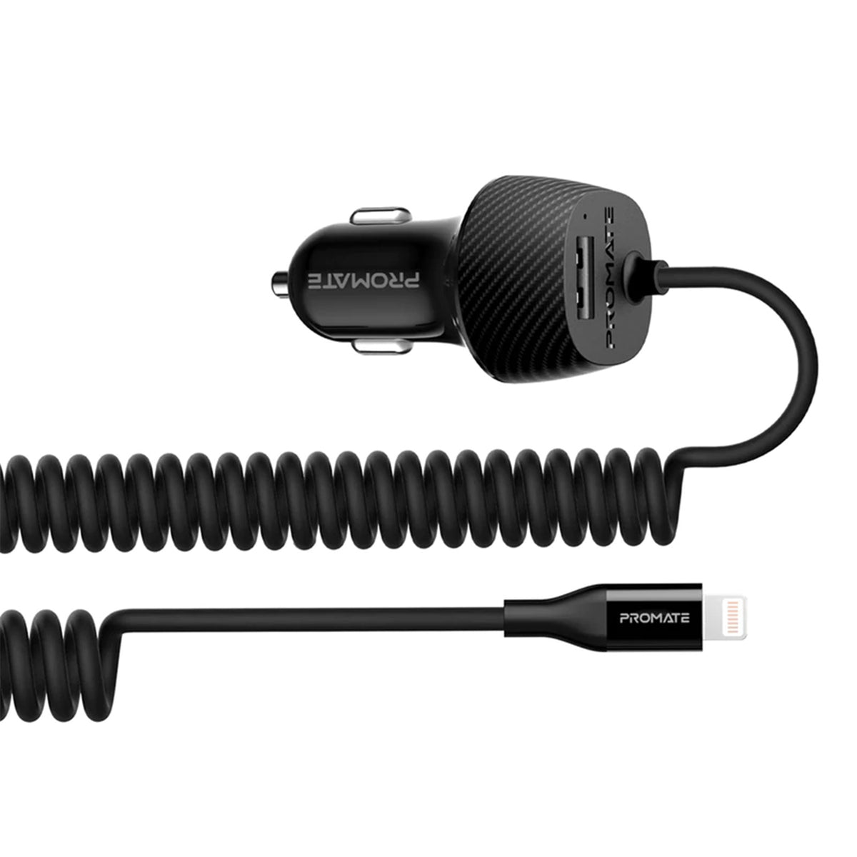 CDY Dynamix Car Charger with Lightening charging Connector and USB Typ ...