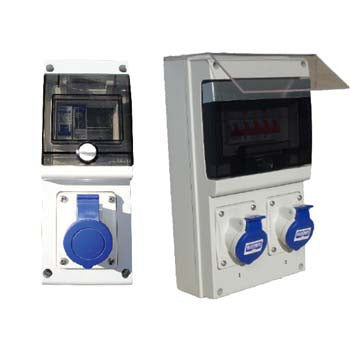 Firstflex CARAVAN SUPPLY BOX 2 OUTLETWALL MOUNT — Scott Electrical