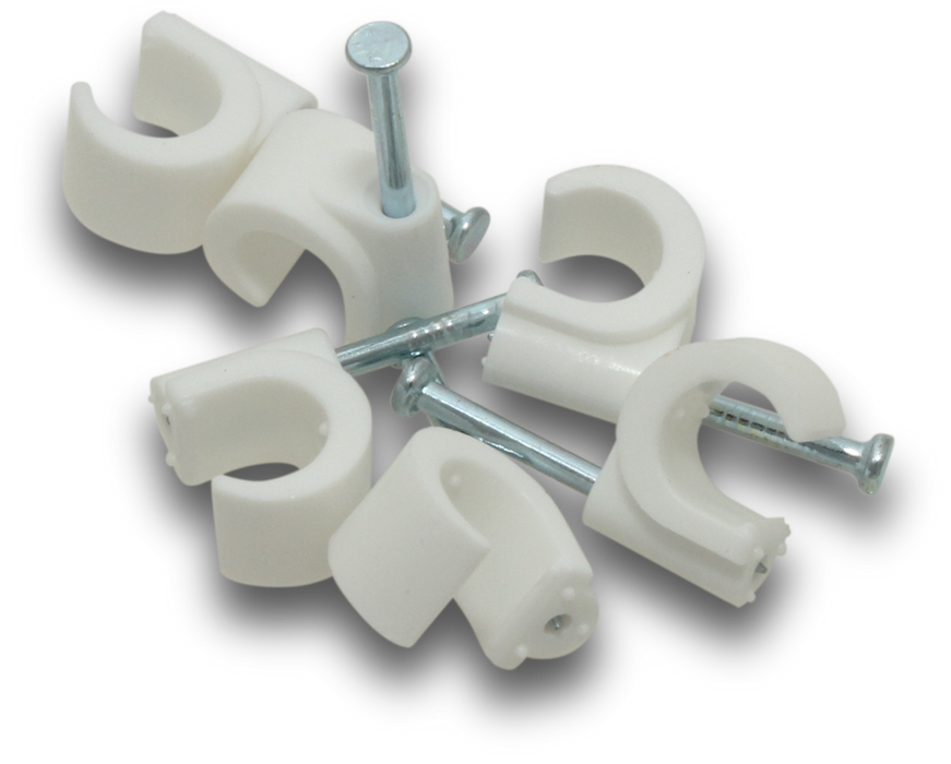Elecsupp Clips pvc round 8-10mm — Scott Electrical