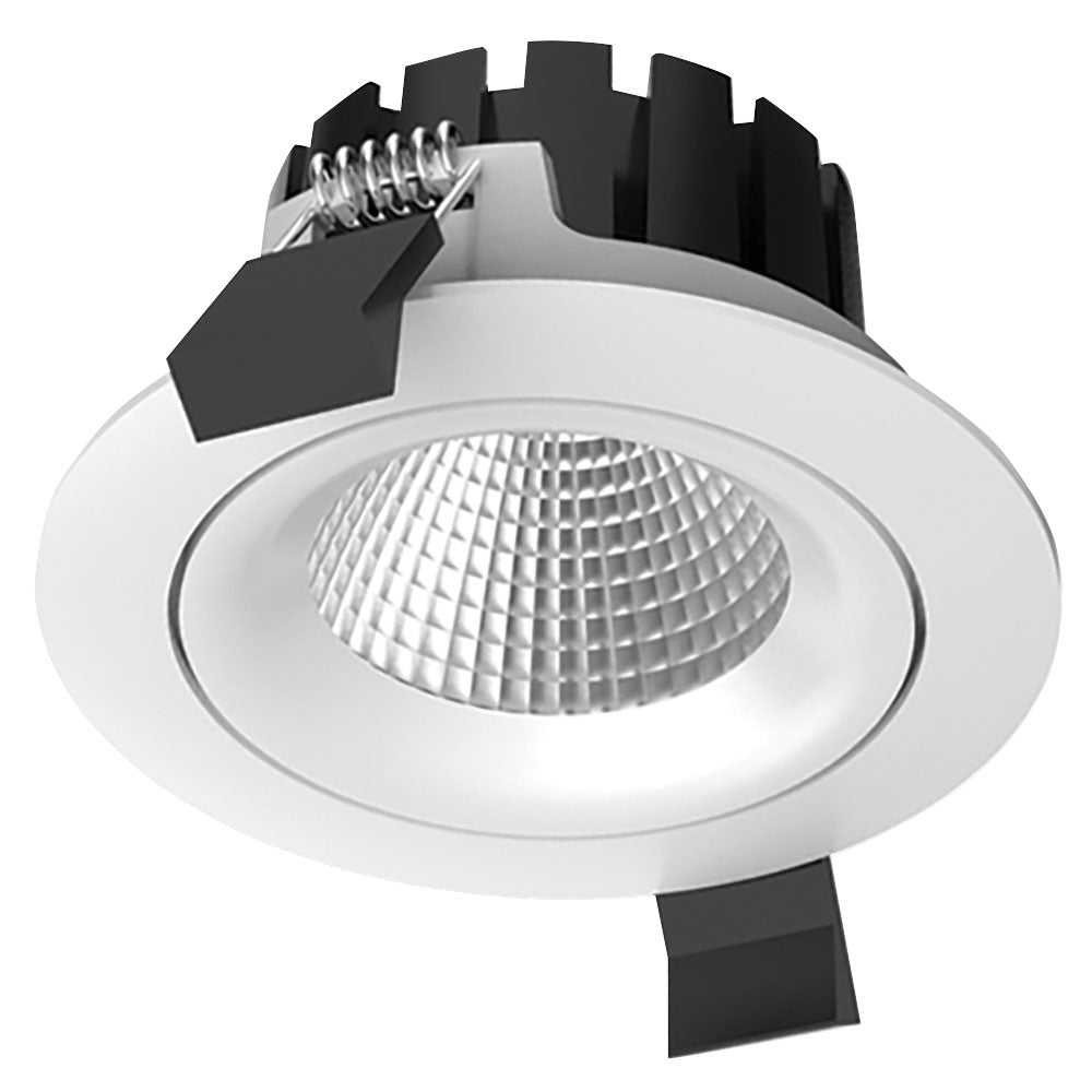 PROLUX LIGHT DOWNLIGHT 10W TILT RECESS CUT OUT 68 WHITE 3K 80X50X7 ...