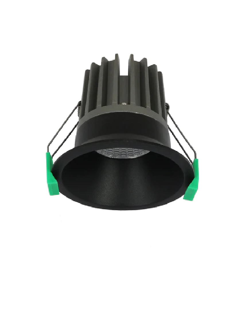 EUROTECH ALLURE - COB LOW GLARE DOWNLIGHT BLACK 3000K/4000K/6000K 230V — Scott Electrical