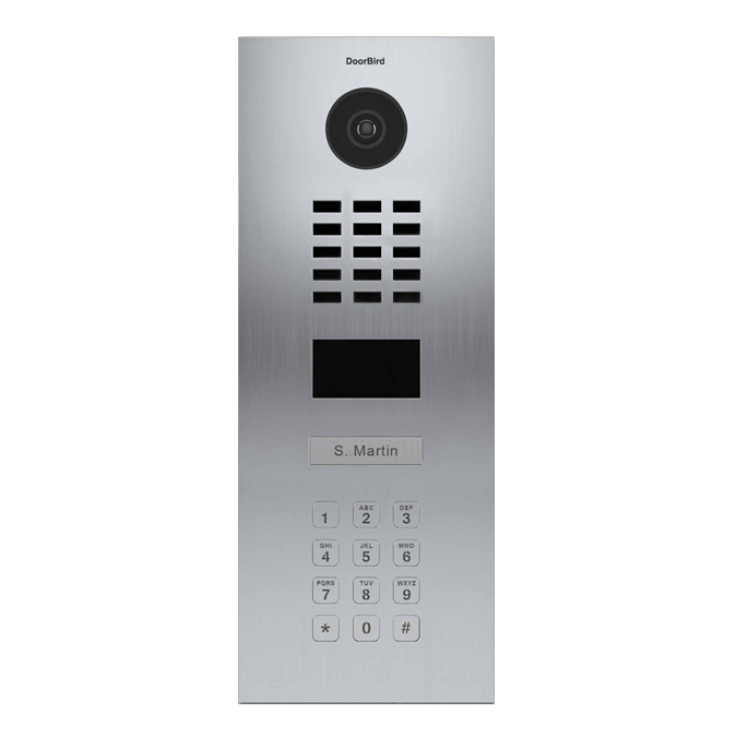 Arrowhead Flush Stainless IP Intercom With Integrated Keypad — Scott ...