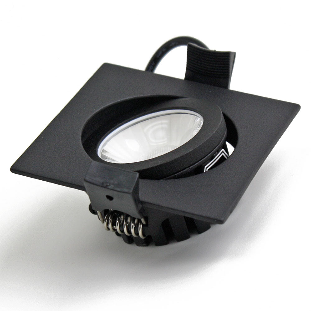 PROLUX LIGHT DOWNLIGHT 8W TILT RECESS CUTOUT 70 WHITE 3K 80X80X70X ...