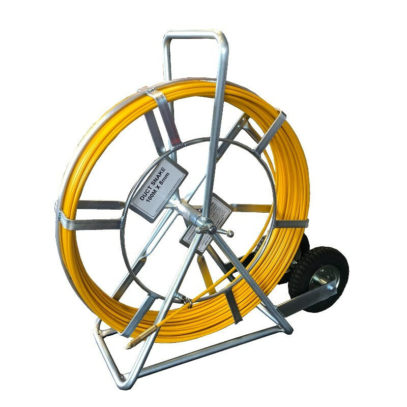 Powerhowse Duct Snake 100m x 8mm Wheelie — Scott Electrical