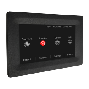 Arrowhead EliteControl 5" Touch keypad with Charcoal surround (dimensi ...