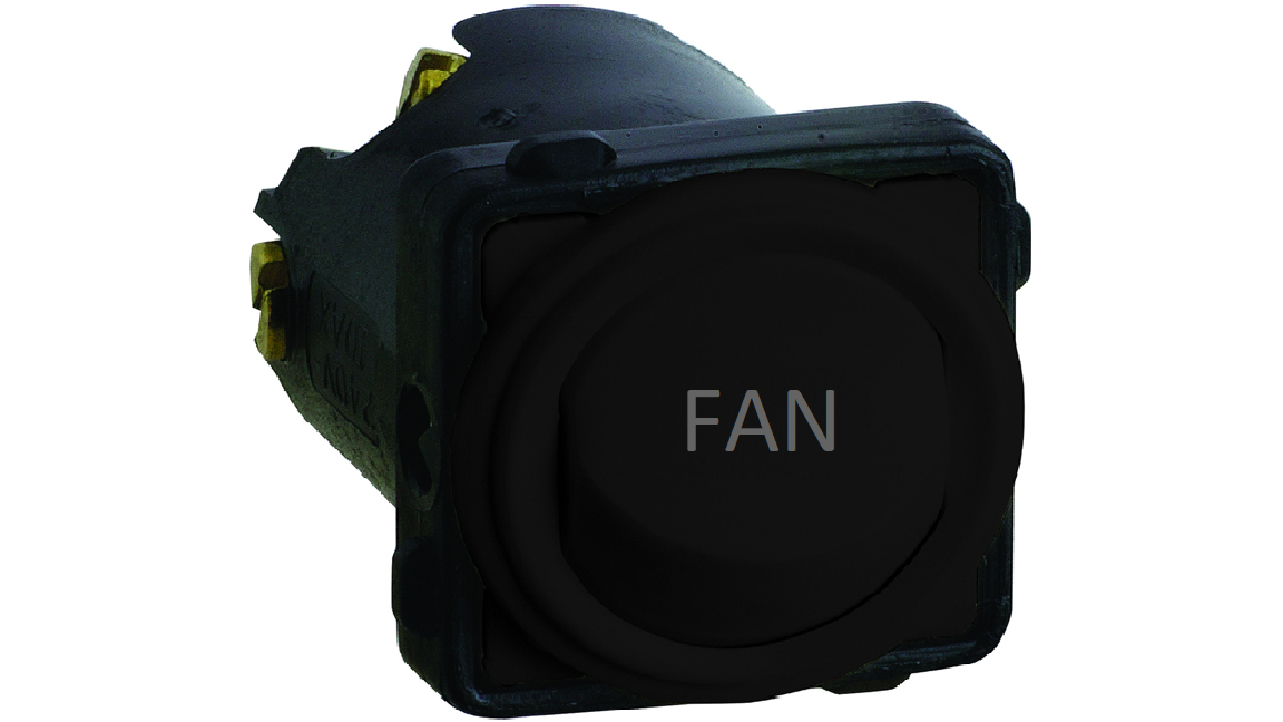 Legrand HPM SWITCH MECH 16A FAN ENG BL — Scott Electrical