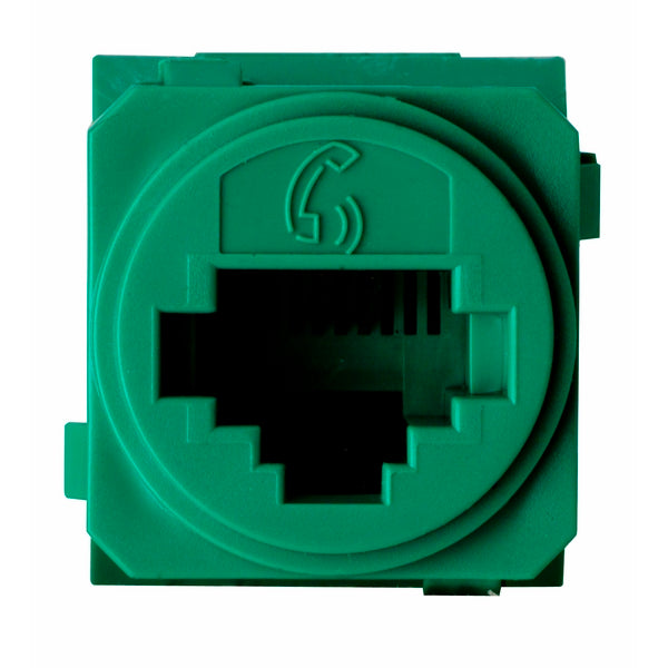 Legrand HPM EM CAT-3 RJ11 V/SOCKET GREEN — Scott Electrical