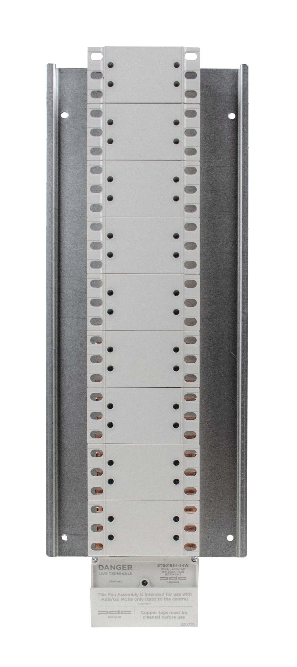 Vynco Pan Assemblies 250A 54 Way 18TP With Base — Scott Electrical