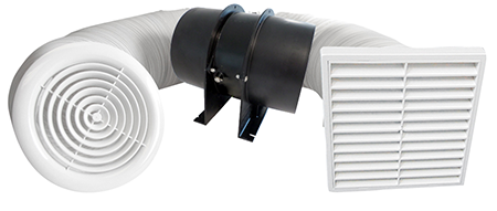 Manrose 100mm SHOWER FAN KIT SF100S(SF1) 23 l/s Simx — Scott Electrical