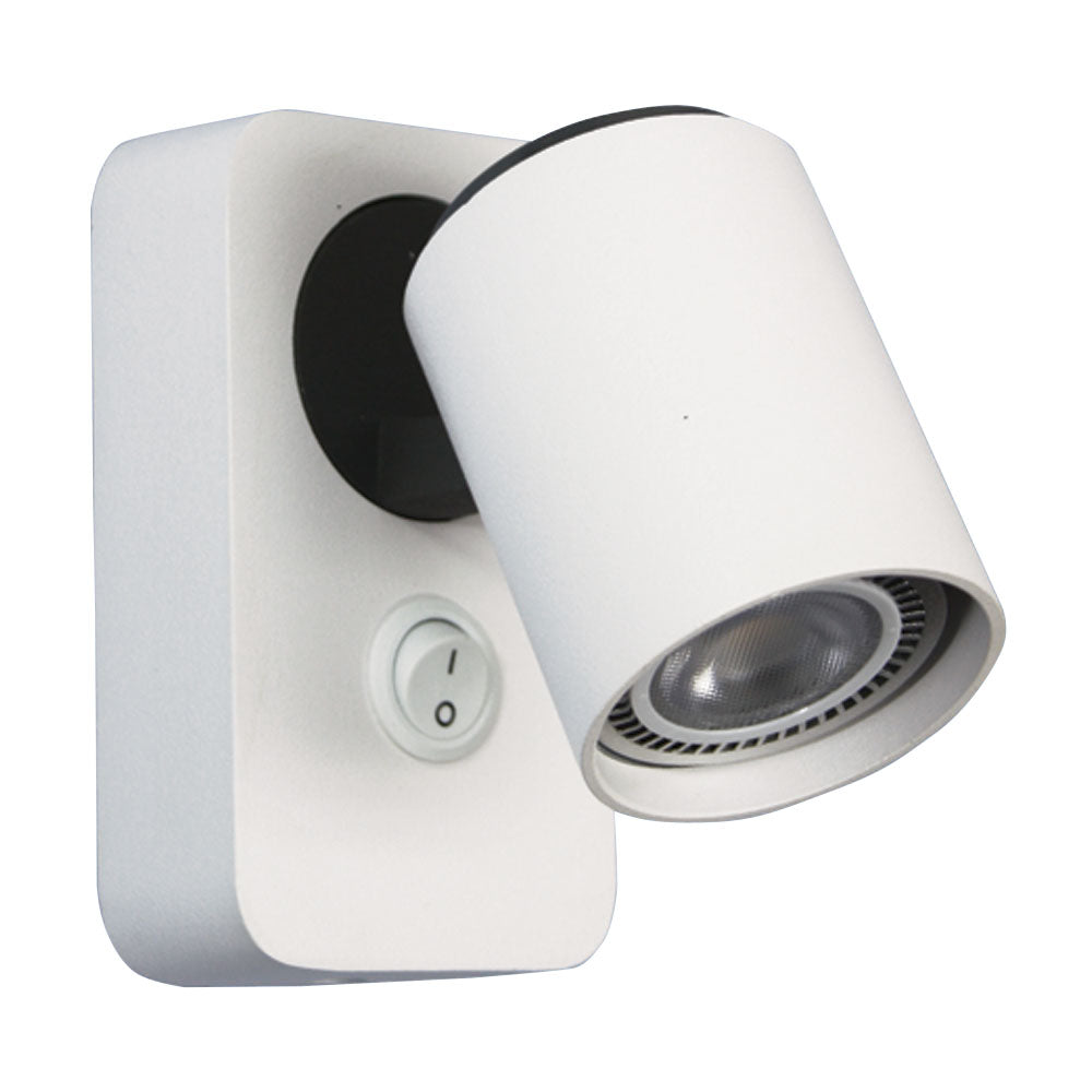 PROLUX LIGHT GU10 SPOT 240V DIM WITH BASE SWITCH WHITE 120 X 70 — Scott ...