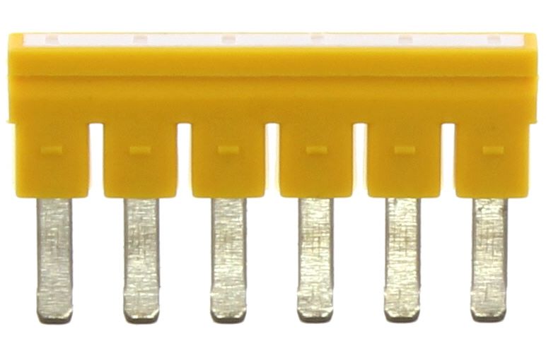 Conta-Clip 6 Pole Push-in Cross Connection Bar for all FRK 4mm Termina ...