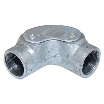 Firstflex 25mm GALV INSPECTION ELBOW — Scott Electrical