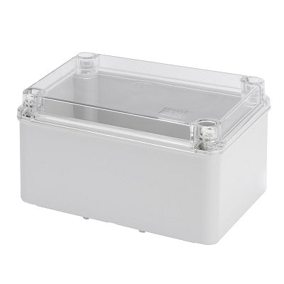 240 x 190 x 130mm UTILITY BOX WITH CLEAR LID — Scott Electrical