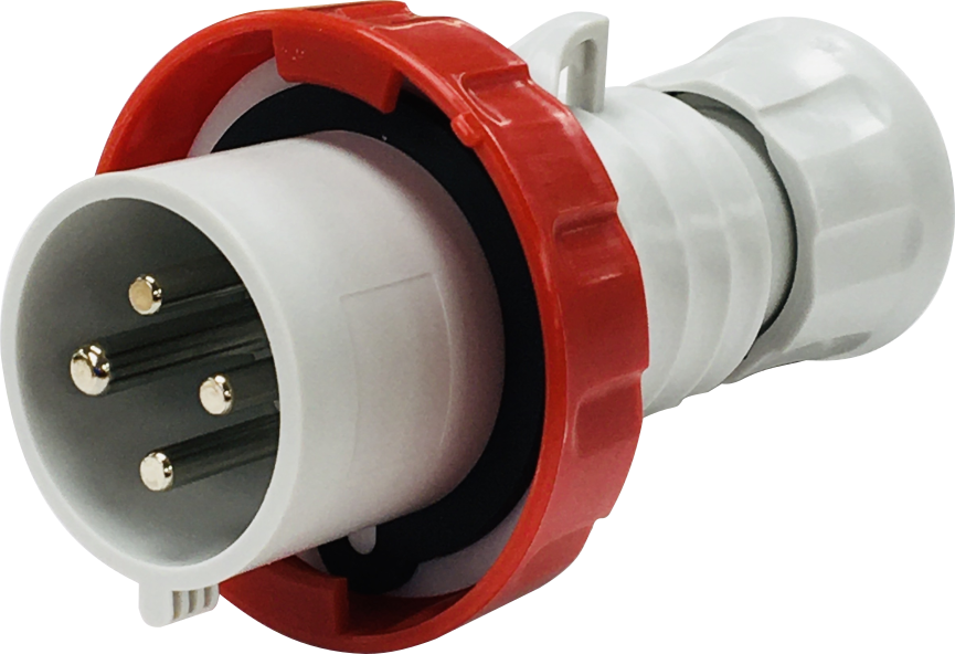 GEWISS IEC309 REEFER STR PLUG IP66/67/68/69 RED 415V 3H 32AM — Scott ...