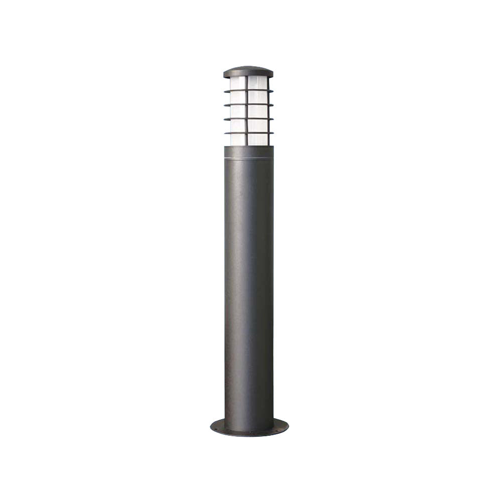 PROLUX LIGHT BOLLARD E27 ALUMINIUM & GLASS GRAPHITE 90X650X143 — Scott ...
