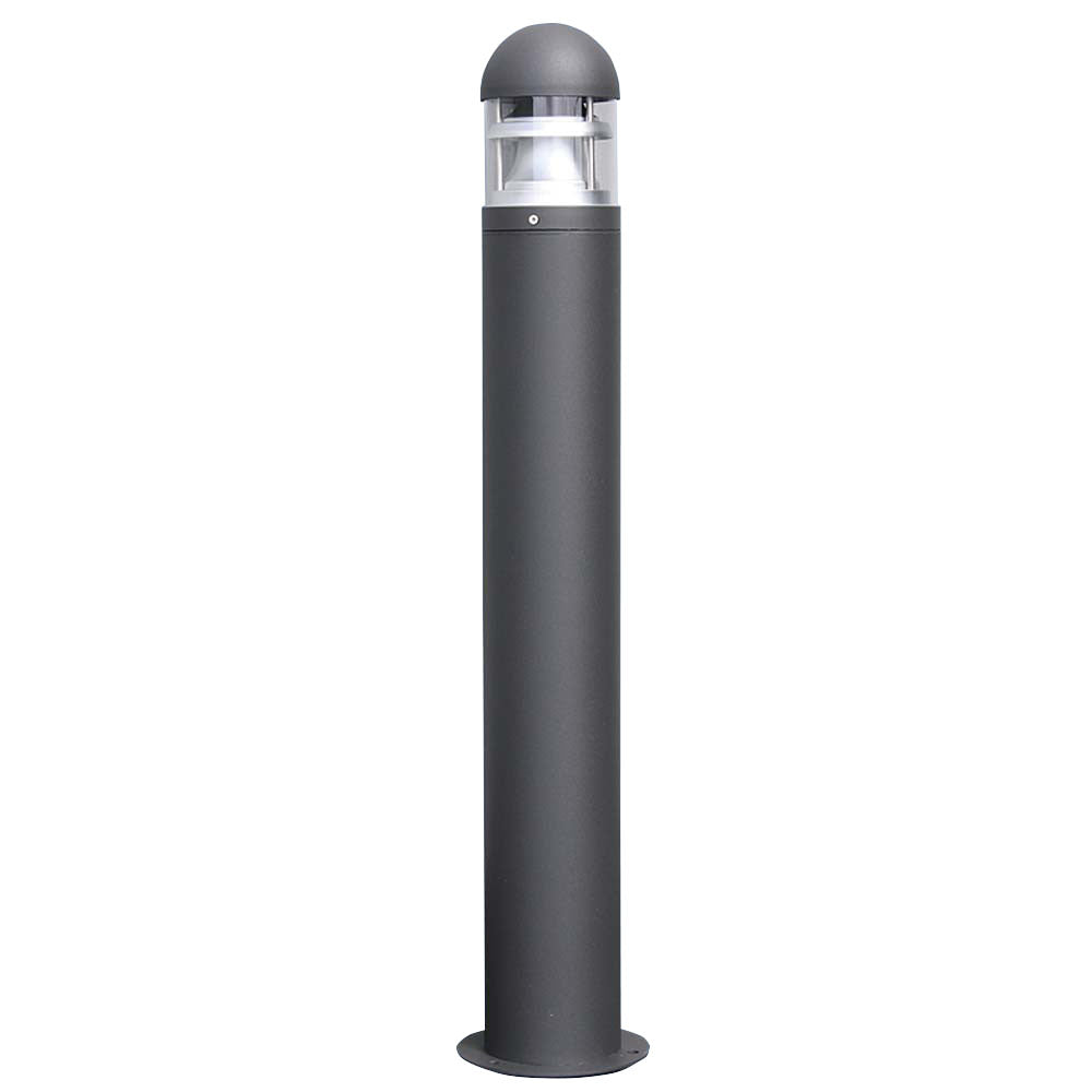 PROLUX LIGHT BOLLARD E27 ALUMINIUM & PC DIFFUSER 110X900 — Scott Electrical