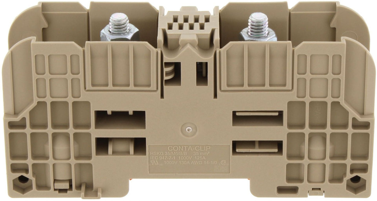 Conta-Clip 2 Stud - 35mm 125 Amp Terminal Block - M6 Stud — Scott ...
