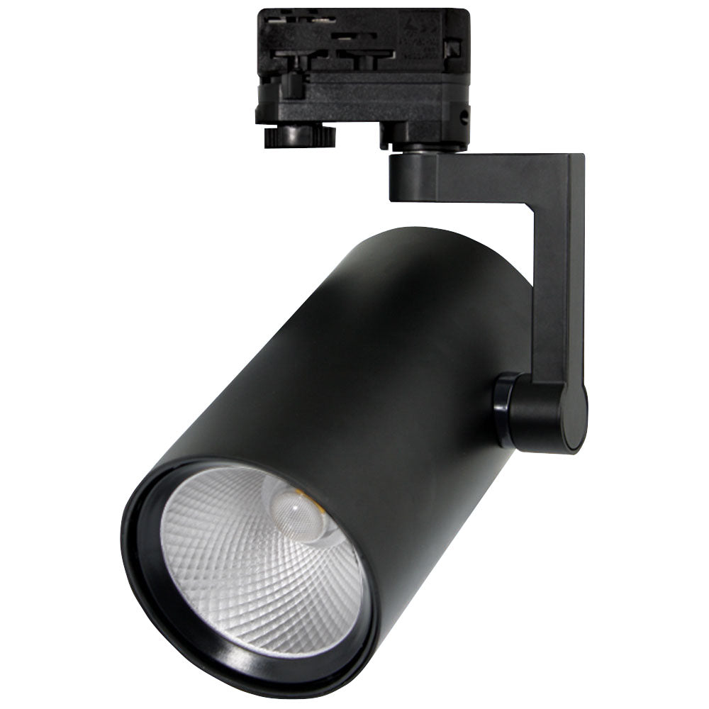 PROLUX LIGHT TRACK SPOT 30W COMMERCIAL BLACK 20-50 DEG 4K 103X180 ...
