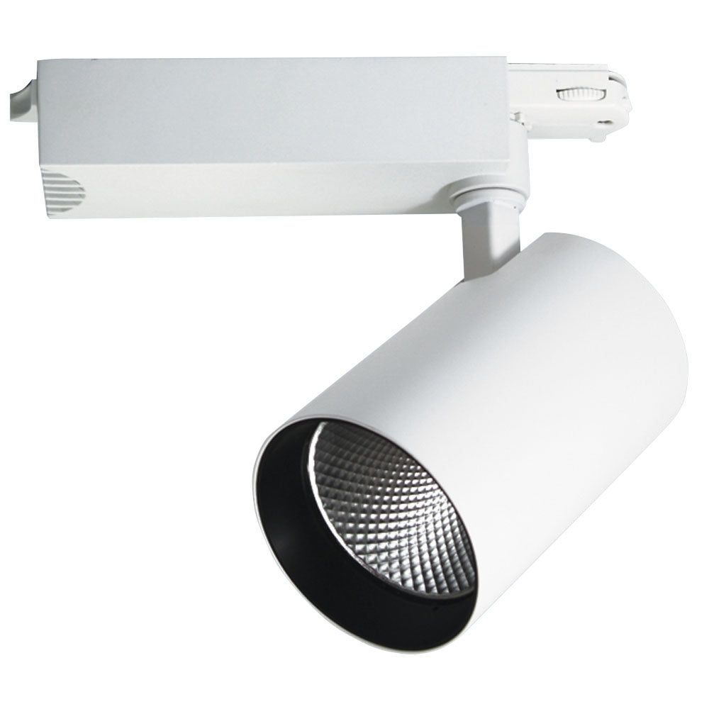 PROLUX LIGHT TRACK SPOT 25W COMMERCIAL WHITE 20-50 DEG 4K 133 DIA ...
