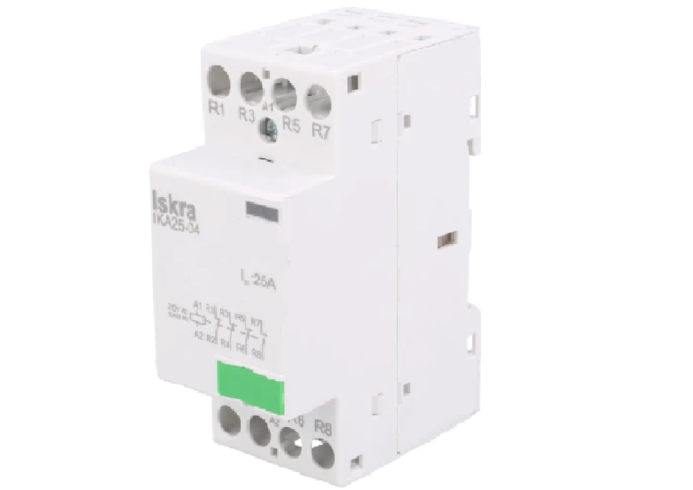 Iskra DIN RAIL CONTACTOR 4P N/C 25A AC1 — Scott Electrical