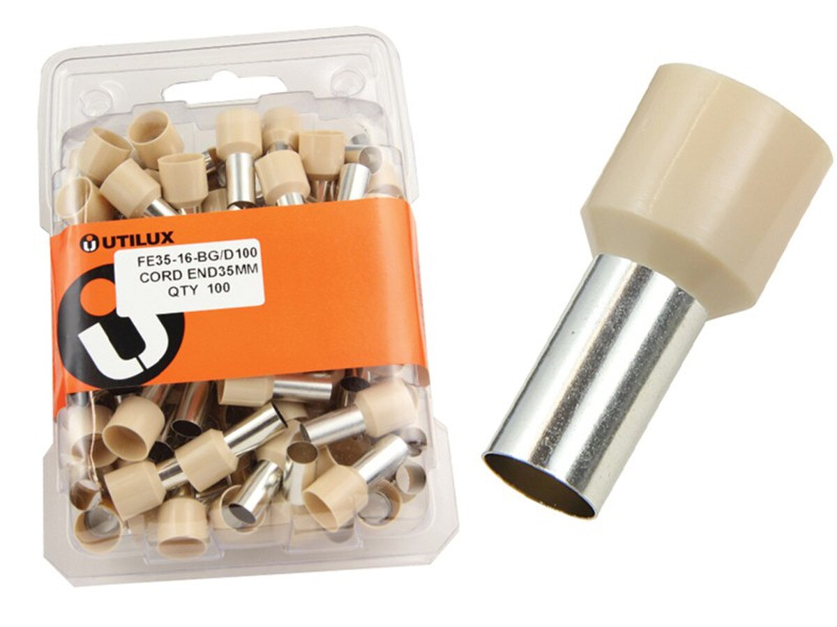 Utilux 50PKT BOOTLACE PIN 35mm2 — Scott Electrical