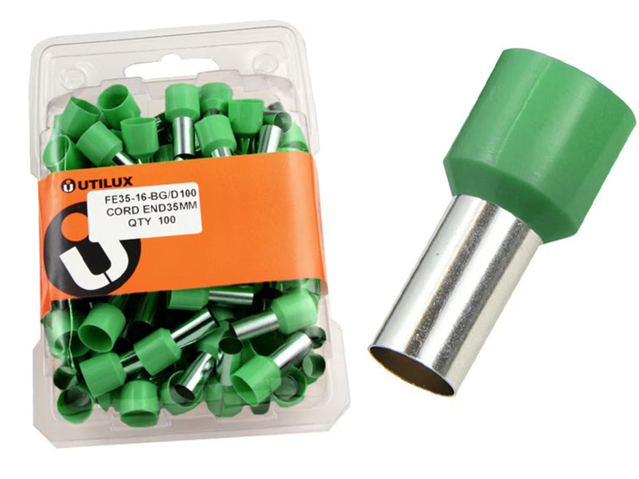 Utilux 50PKT BOOTLACE PIN 16mm2 — Scott Electrical