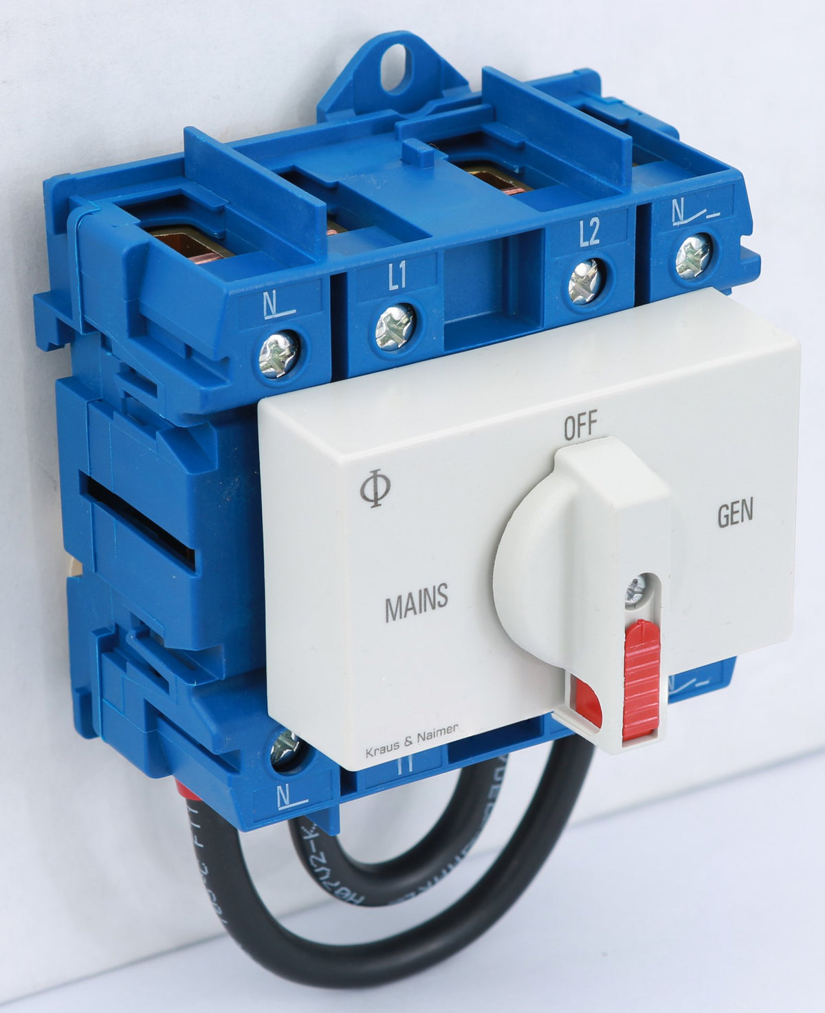 K&N 63A 3PH N Mains-Off-Gen Din Mnt Shalloow — Scott Electrical